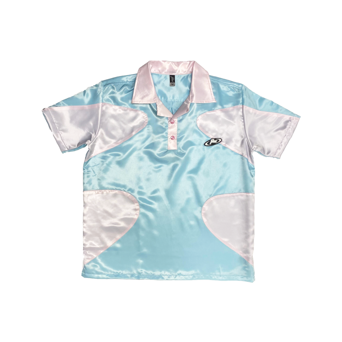 Aura Polo Pink/Blue | Cut & Sew – Fshns To Go